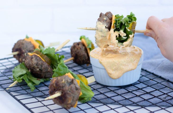 Easy Low-Carb (Keto) Big Mac Bites - Forkly