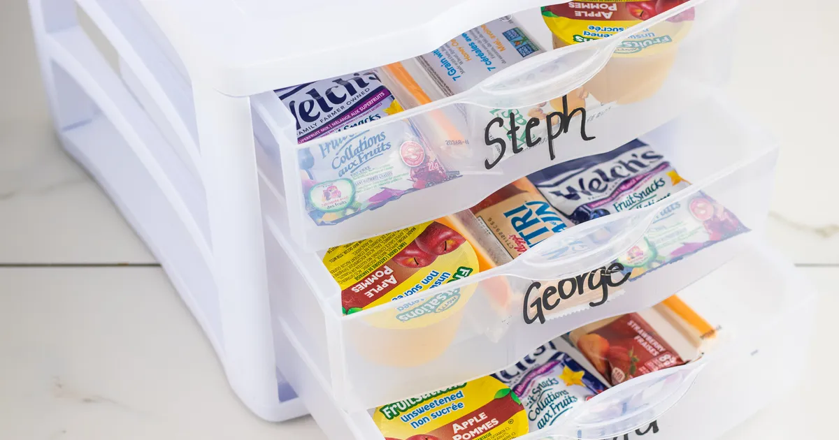 DIY Kitchen Hack: Super Simple Snack Station - Forkly