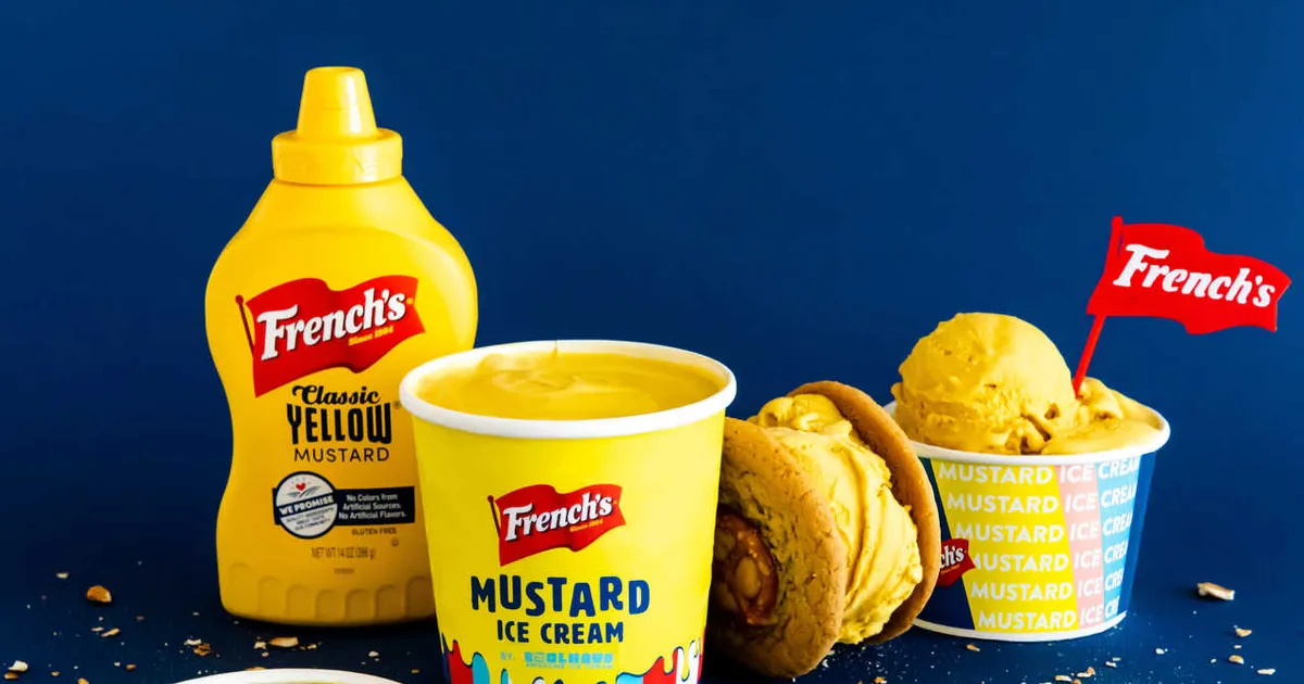French's New Mustard Ice Cream Sparks Interest And Controversy With ...