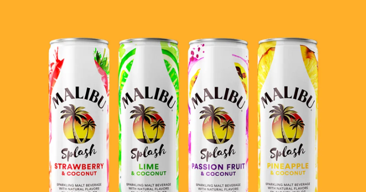 Malibu Rum Unveils New Splash Coconut Beverages - Forkly