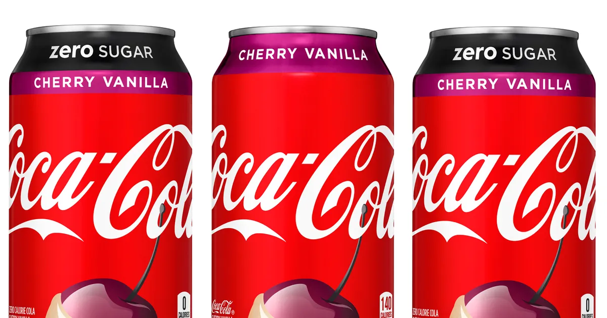 Coca-Cola Unveils New Cherry Vanilla Coke in Bottles and Cans - Forkly