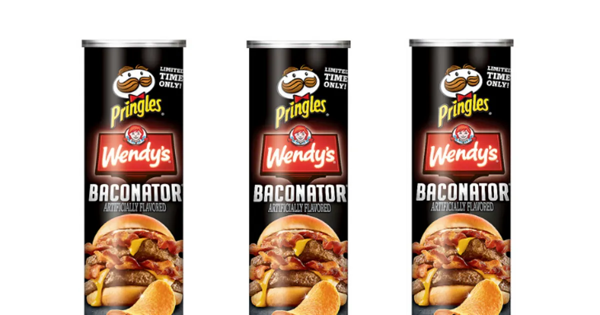 Pringles Partners With Wendys To Release Limited-Edition Baconator ...
